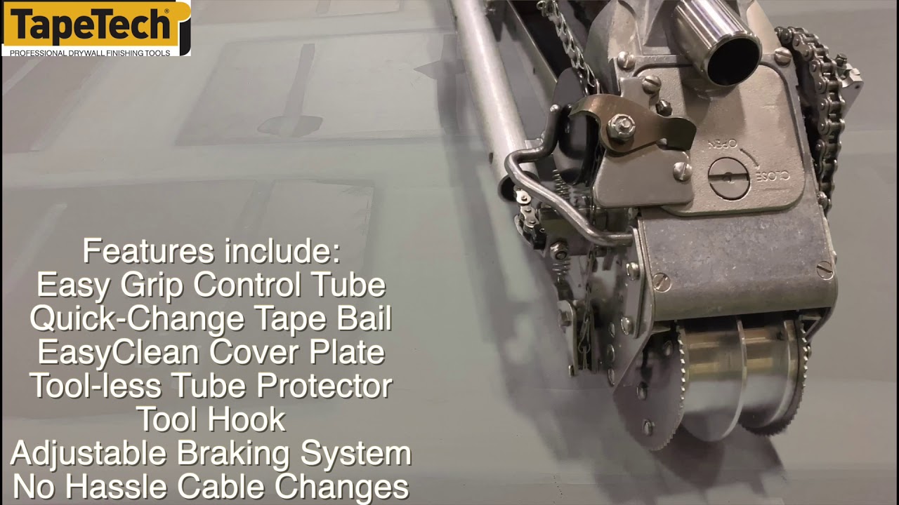 Brand new TapeTech 07TT-C Carbon Fiber EasyClean Automatic Taper - YouTube