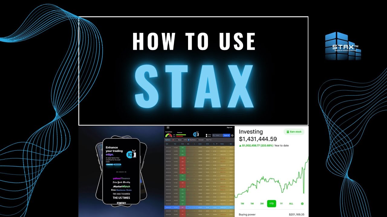 How to use STAX AI to trade Options & Stocks - YouTube