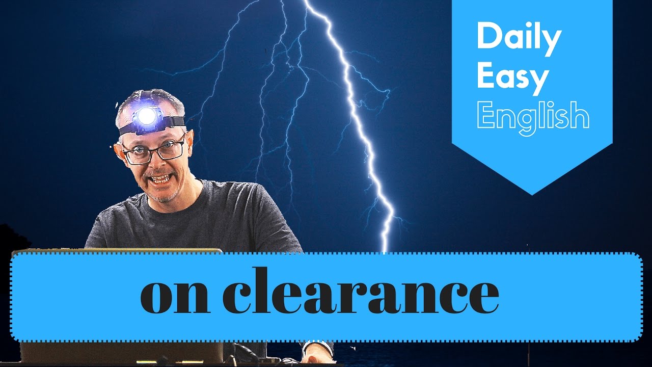 Learn English: Daily Easy English 1067: on clearance - YouTube