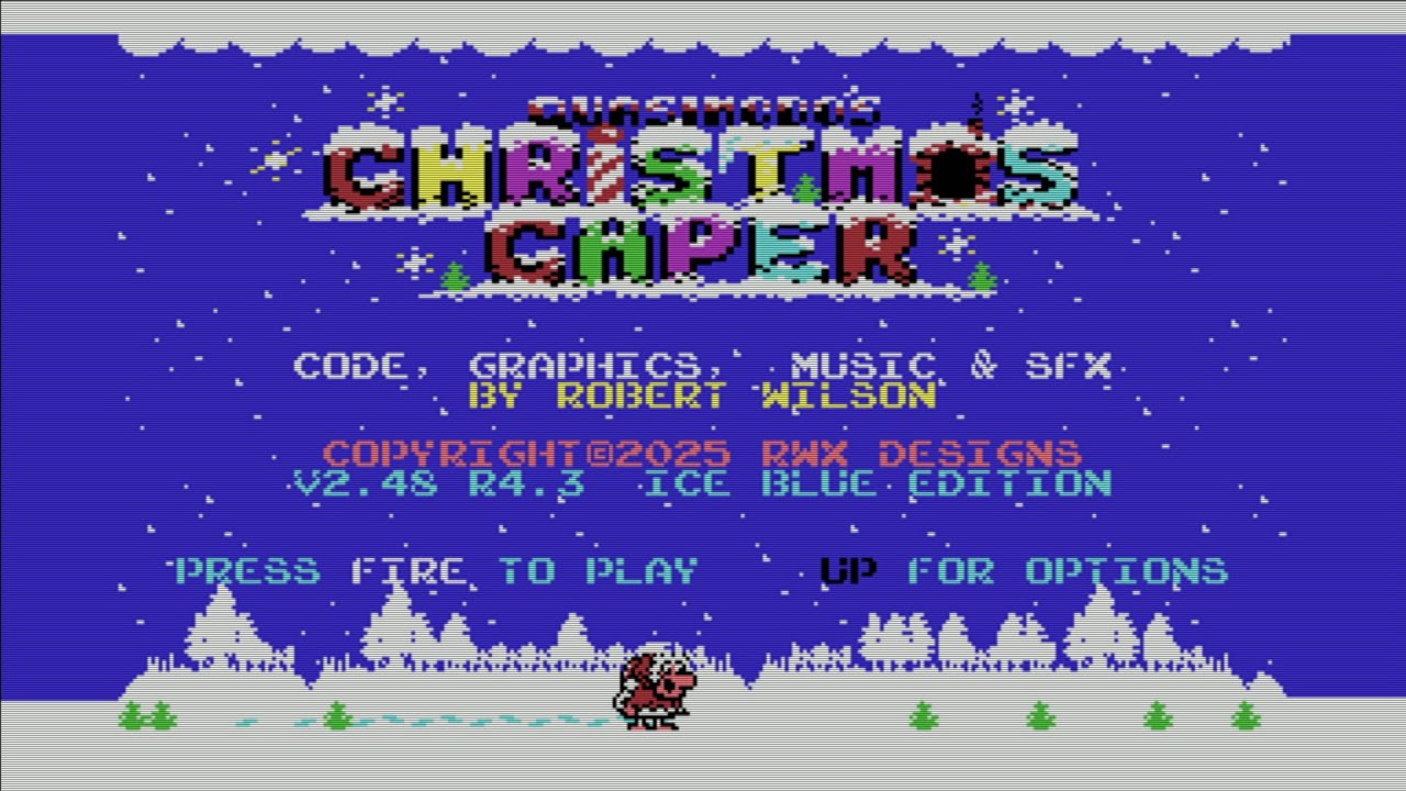 C64 Longplay: Quasimodo's Christmas Caper R4.3 - ICE Blue Edition (2025 ...
