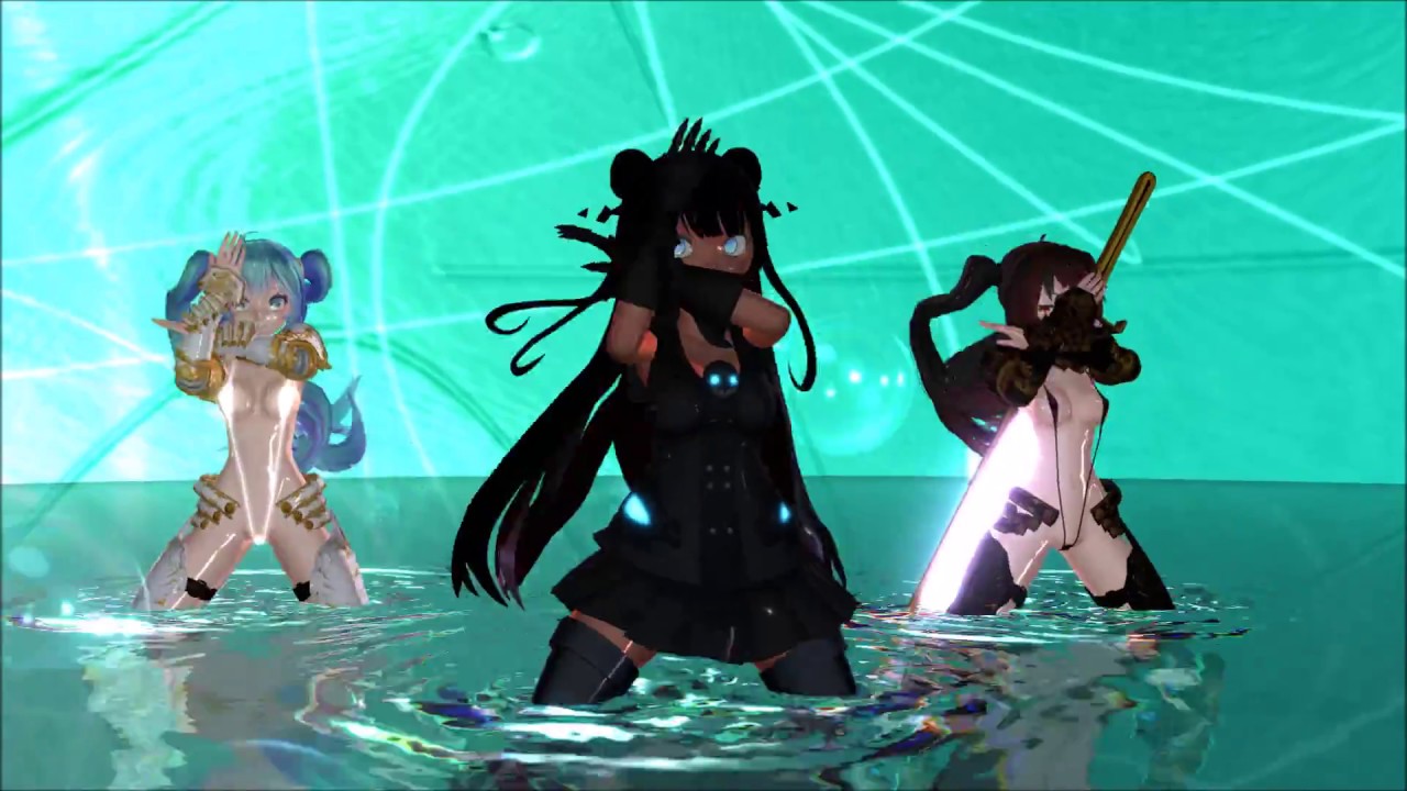 [MMD] Echo / Light Crusaider, Miku Dark, Miku Light - YouTube