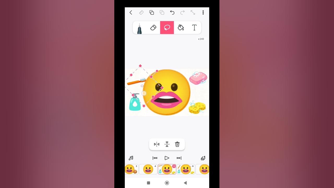 Emoji Slaybaddie Gets Ready For School 😜emojibaddieslayflipaclip Funnyreadyforschool