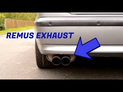 BMW E46 Novus Remus Sportauspuff Exhaust 318i Sound - YouTube