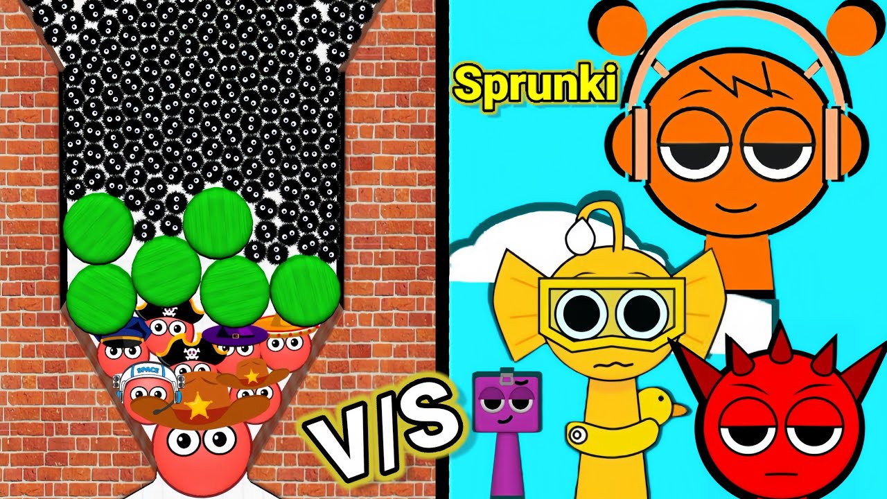 Satisfying mobilgames - Hide ball (ball run 2048)♾️ Sprunki Friend ...