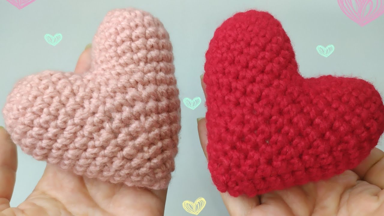 💗CORAZÓN TEJIDO A CROCHET_ AMIGURUMIS_ TUTORIAL _PRINCIPIANTES (PASO A ...