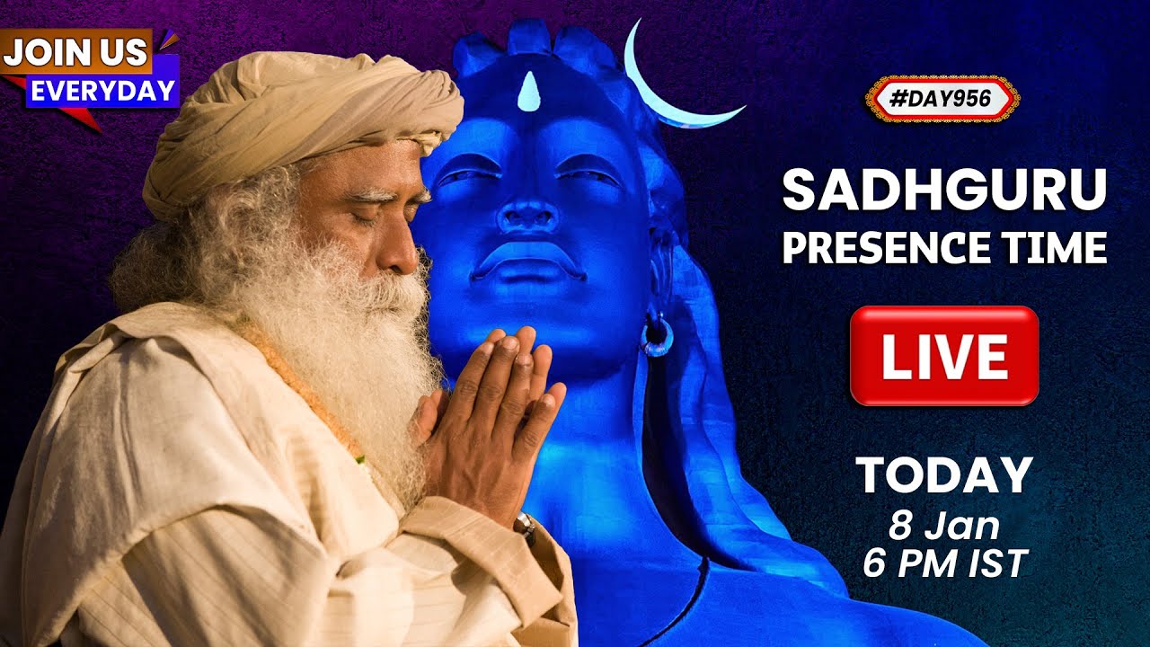 🔴LIVE | Sadhguru Presence Time | Isha MahaShivRatri 2026 | Isha Yoga ...