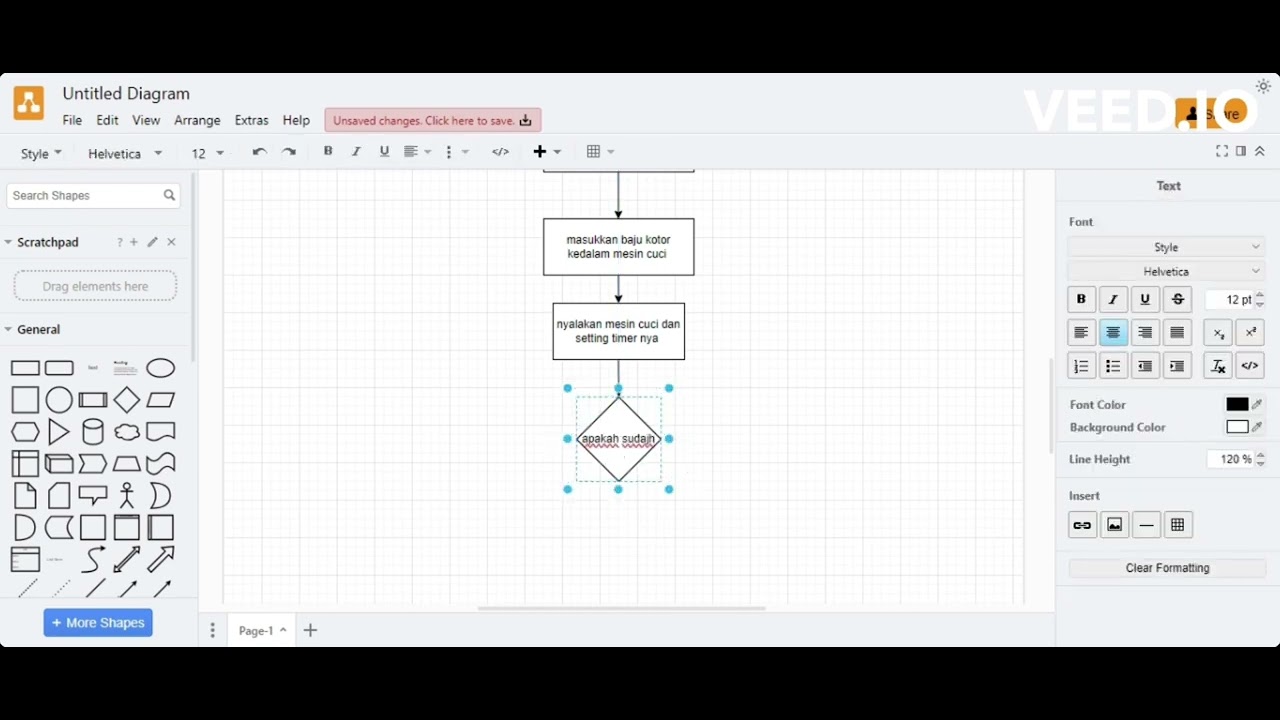 Tugas Flowchart Proses Cuci di Mesin cuci - YouTube