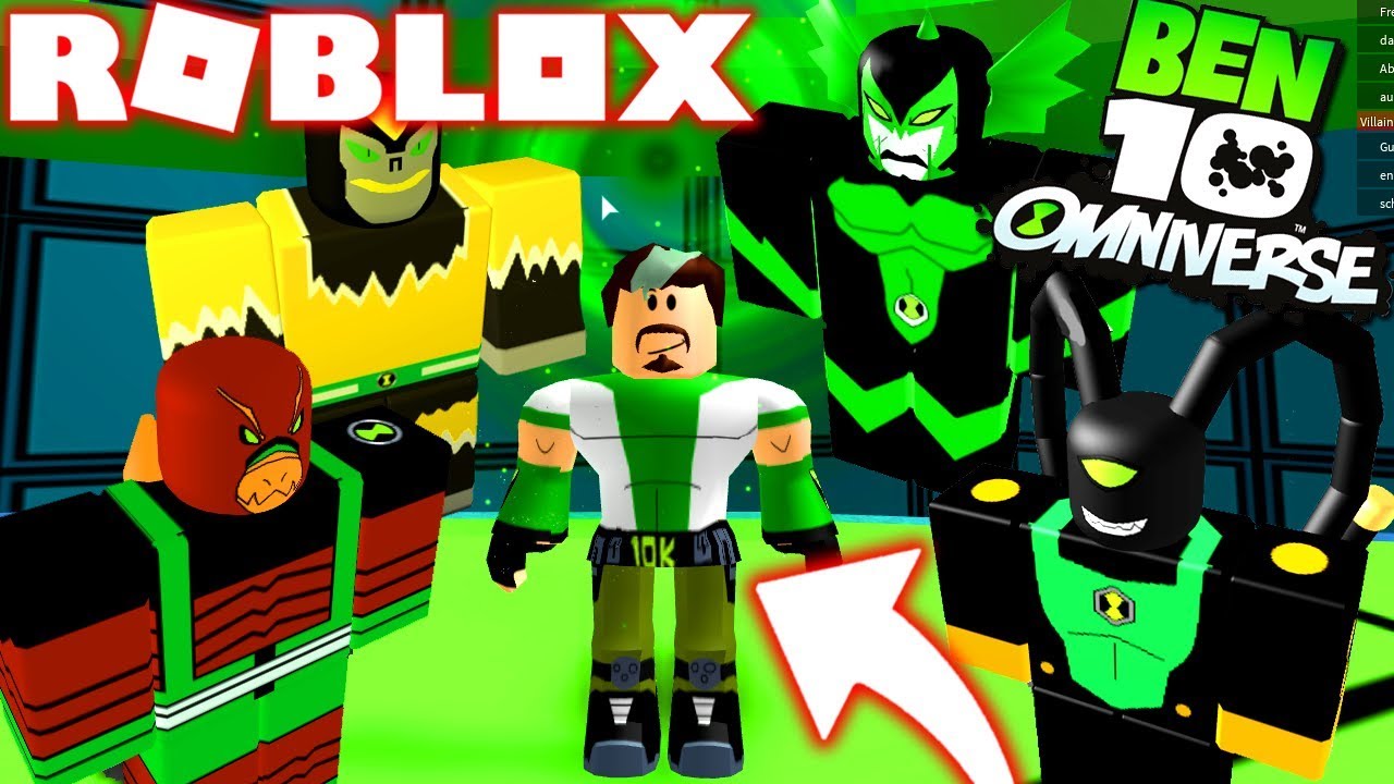 ROBLOX ! - BEN 10 OS MELHORES ALIENS DO BEN10 OMNIVERSE - SIMULADOR ...