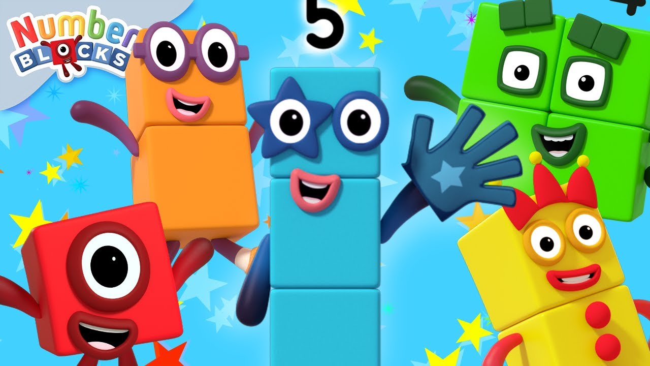 Cinco y amigos ⭐ | Aprende a contar | Matemáticas mágicas para niños ...