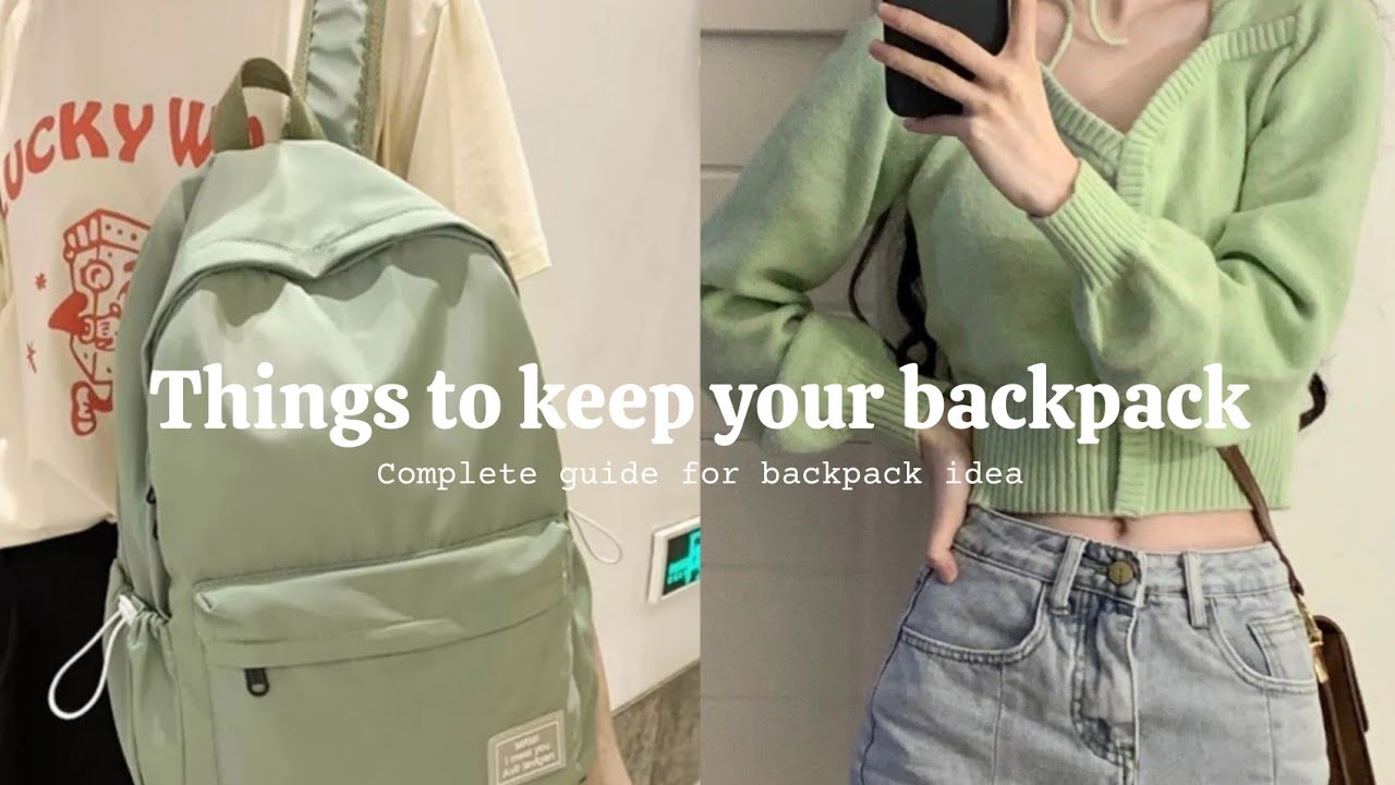 Complete guide for school backpack idea 🏫🎒 - YouTube