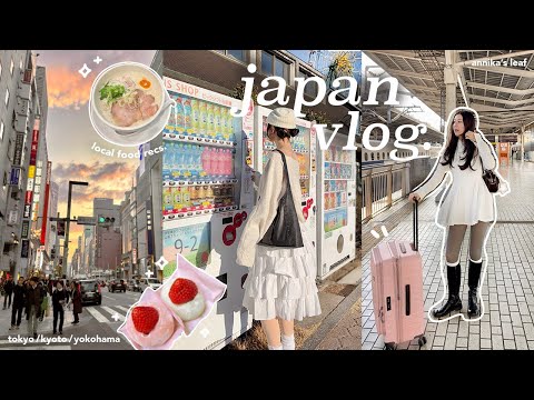 winter in japan🍡🎐 a week in tokyo, kyoto & yokohama, lots of food & shopping, local hidden gem recs