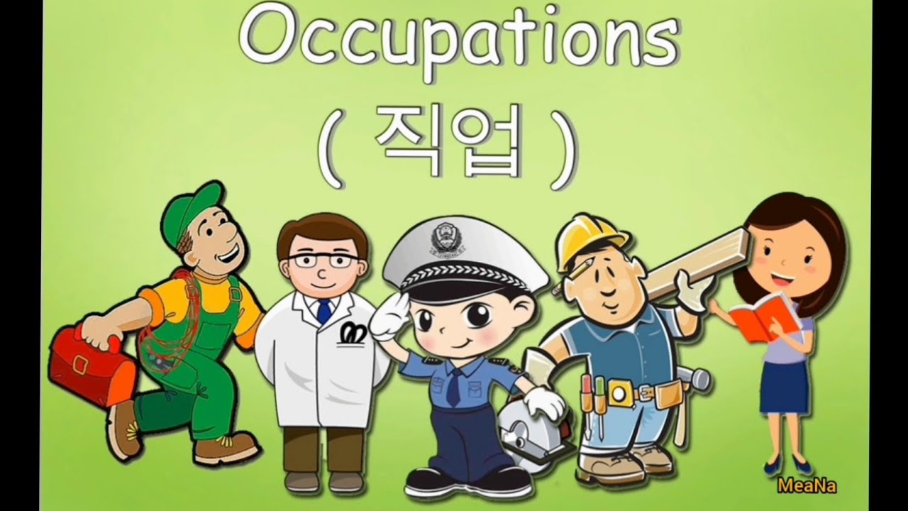 Learn Korean Language (한글) for beginners- Occupations ( 직업 ...