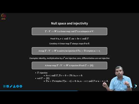 Null space, Range, Fundamental theorem of linear maps - YouTube