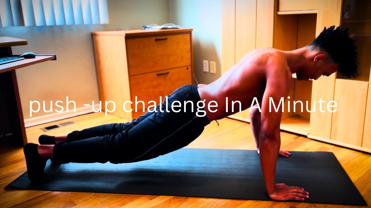 One minute push - up challenge. - YouTube