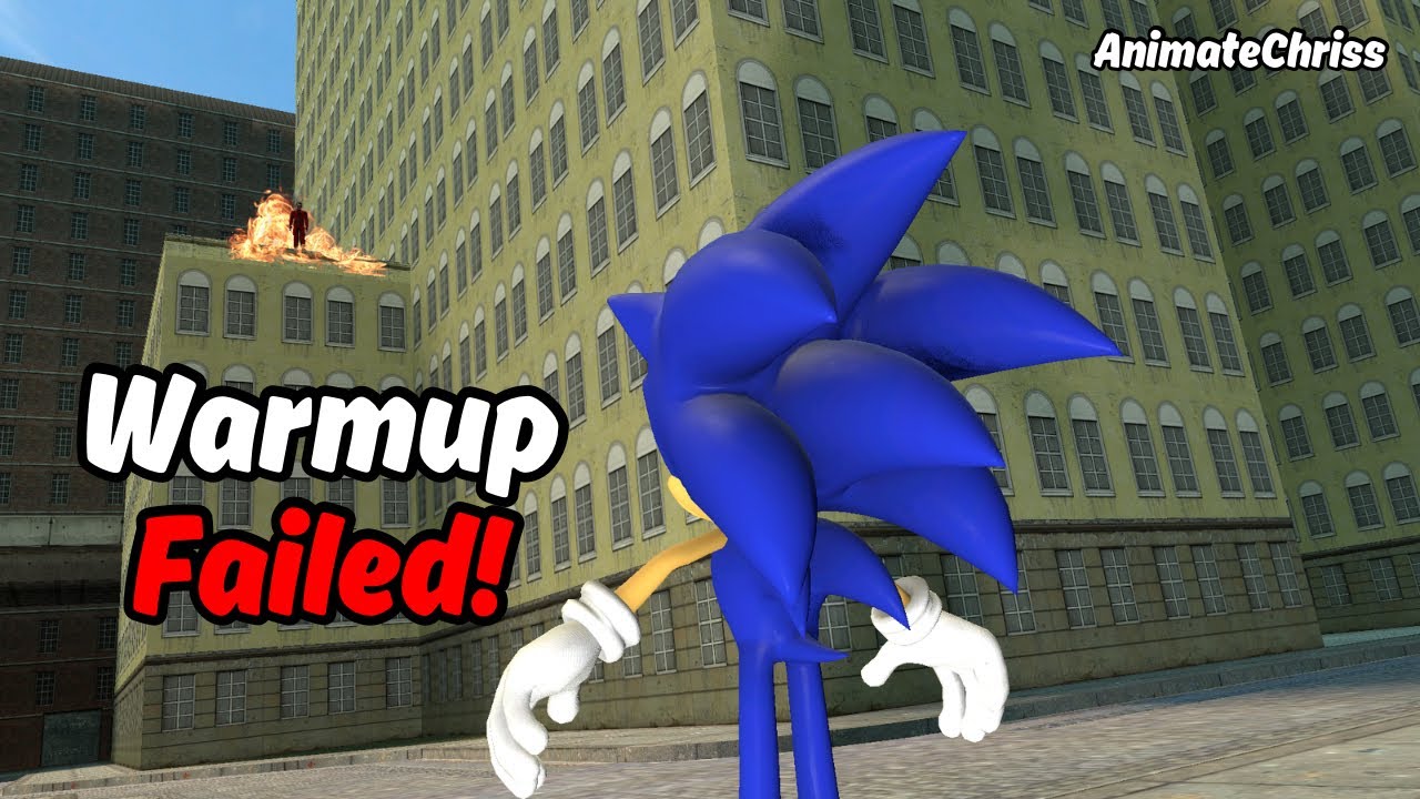 Sonic's Warmup Fail! (GMOD Animation) - YouTube