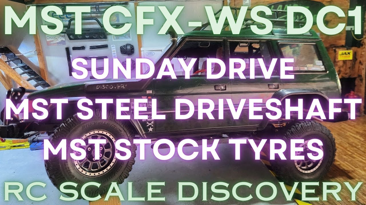 Sunday Drive / MST Steel Driveshaft / MST Stock Tyres / MST CFX-WS DC1 ...