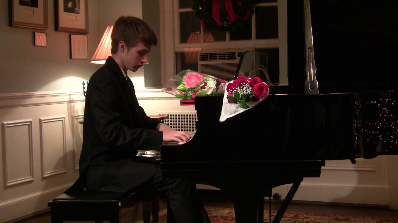 Ethan Barr plays First Arabesque - YouTube