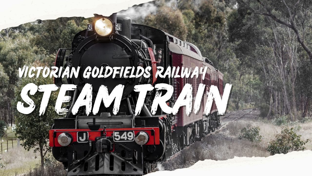 Victorian Goldfields Railway Steam Train - Castlemaine to Maldon - YouTube