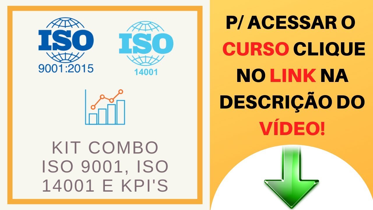 ISO 9001 Versão 2015 | Kit Combo (ISO 9001:2015 + ISO 14001:2015 + KPIs ...