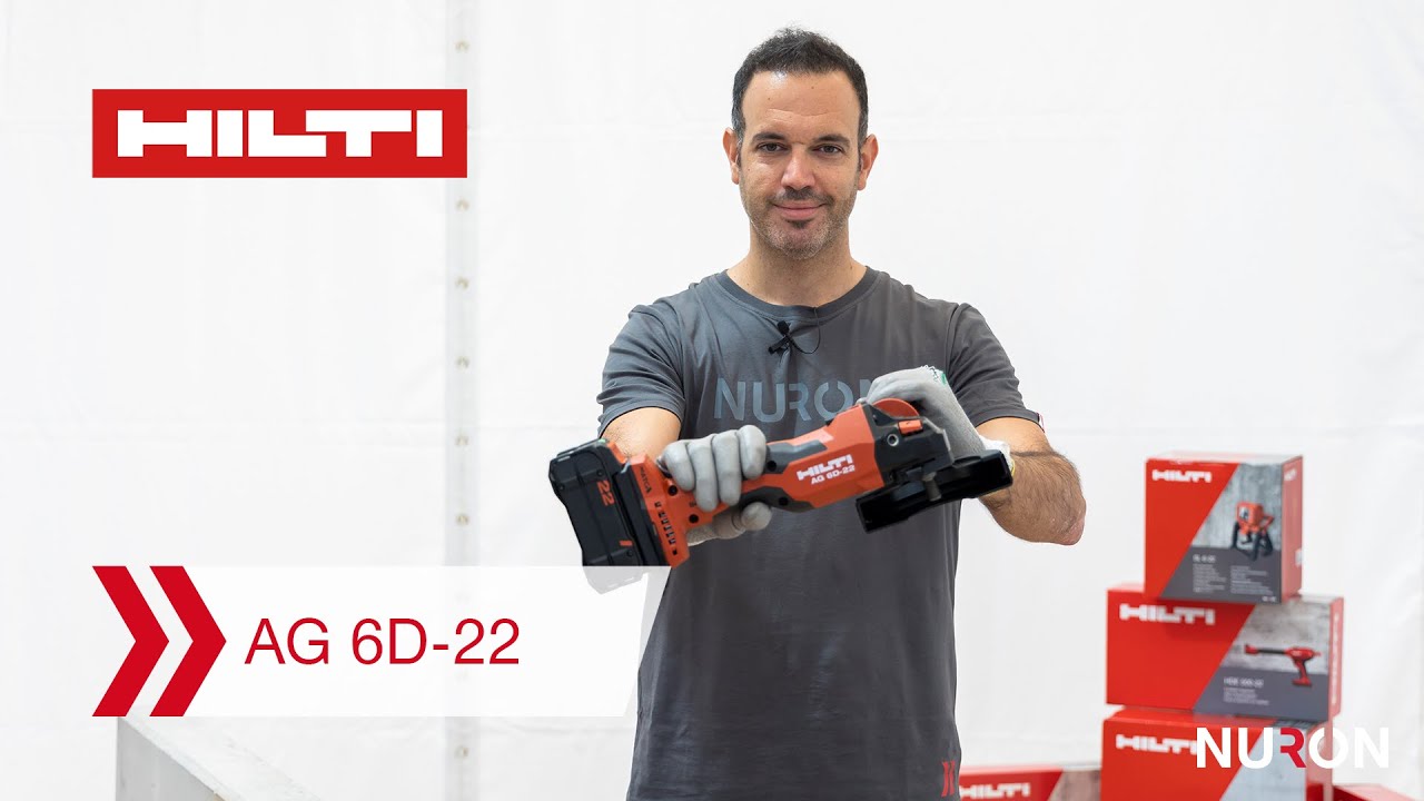 Amoladora angular a batería AG 6D-22 de NURON: máxima tecnología ...