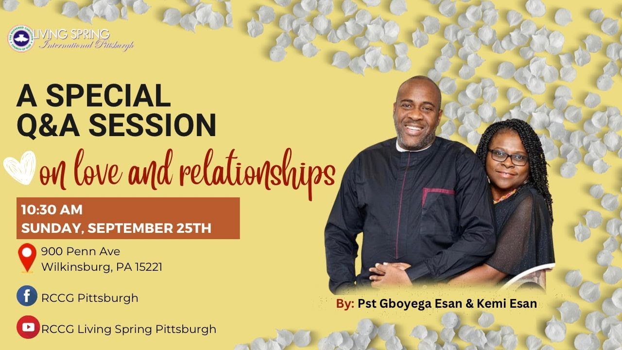 Love and Relationships | Sunday service | Sep 25th, 2022 - YouTube