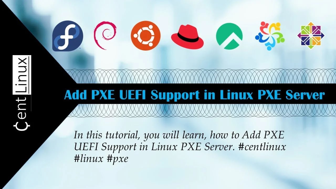 How to set up and configure a kickstart & PXE Server On RHEL 9 for UEFI-BIOS - YouTube