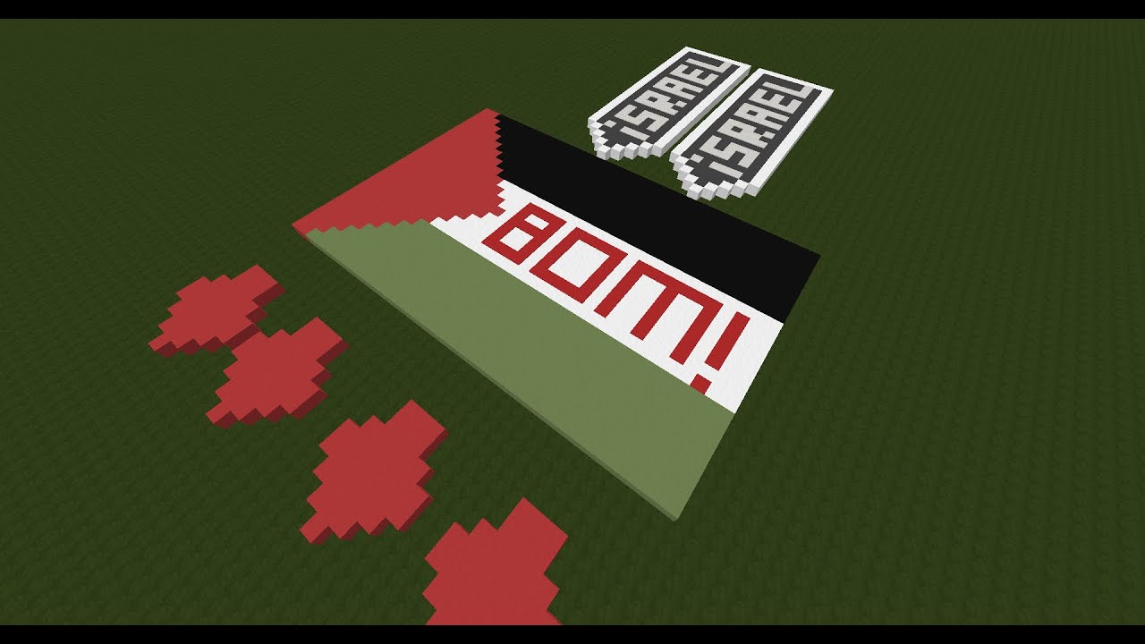 Minecraft Palestine Gaza (No war, No Death) @TheGoldenBlock - YouTube