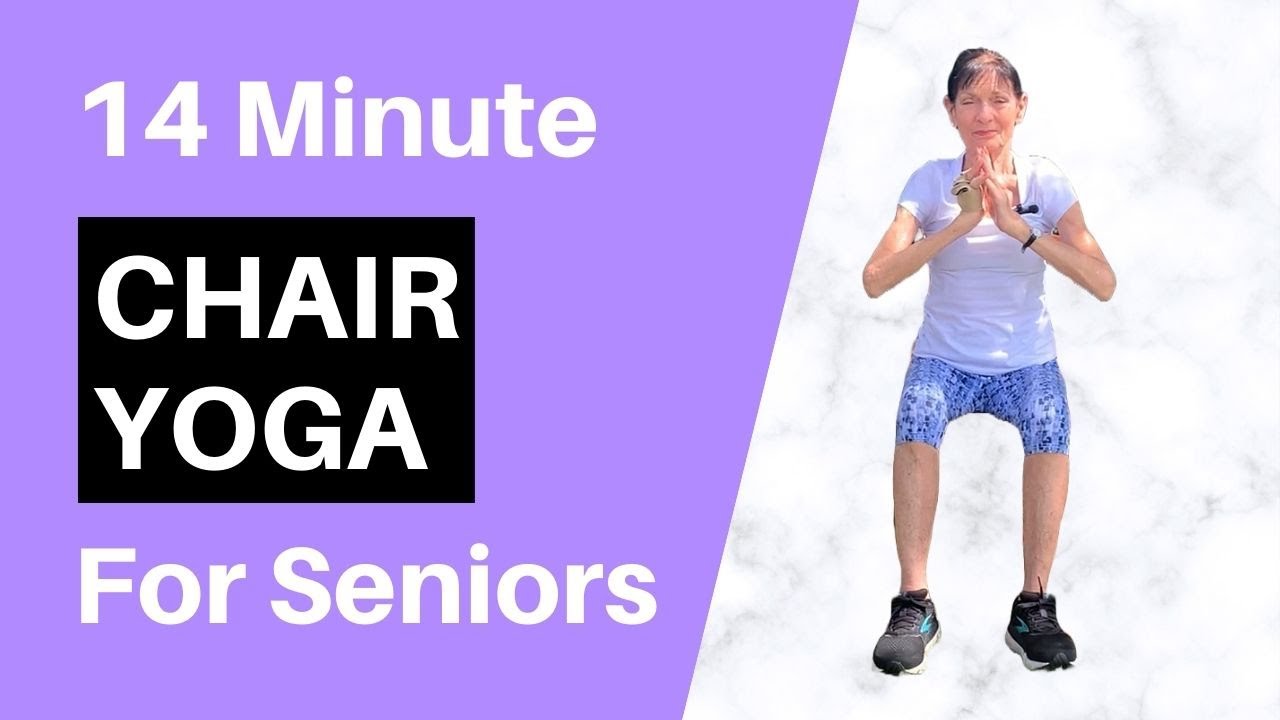 Chair Yoga For Seniors - 14 Minute Calming Practice - YouTube