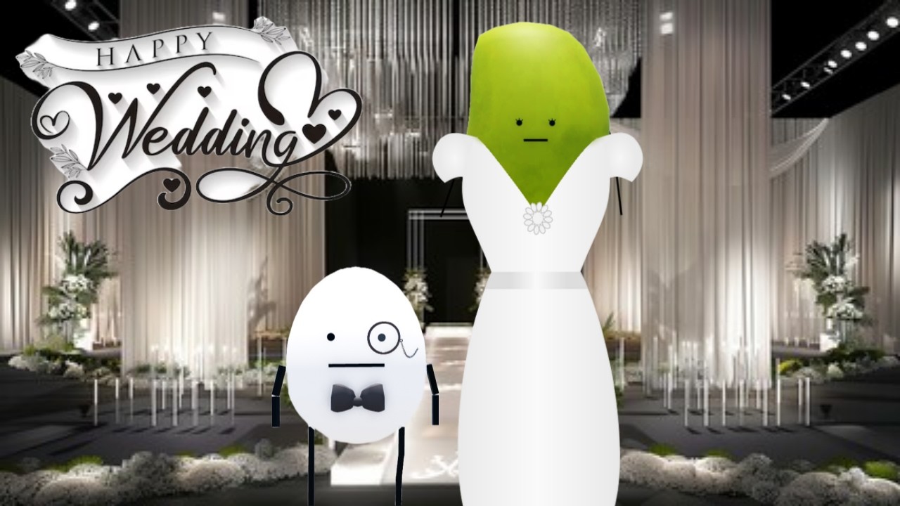 Mameko & Butler Egg Wedding in Secret Staycation with Funny moments ...