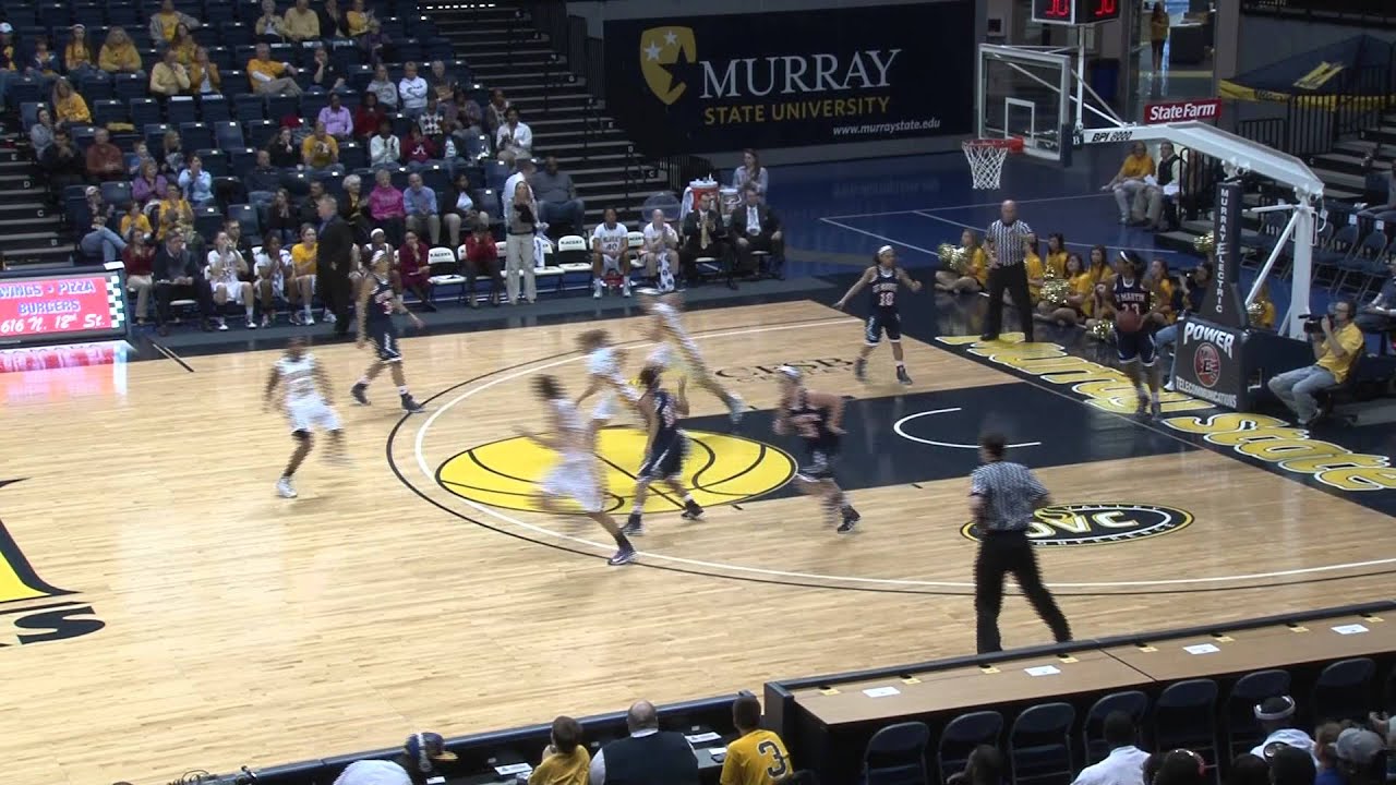 Murray State Women's Basketball Highlights vs. UT Martin - YouTube