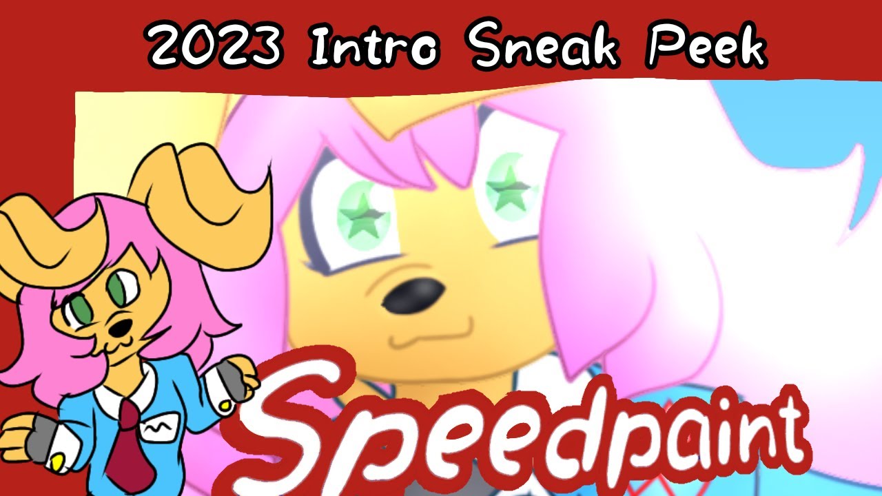 [Speedpaint] 2023 Intro Sneak Peek 🐰 - YouTube