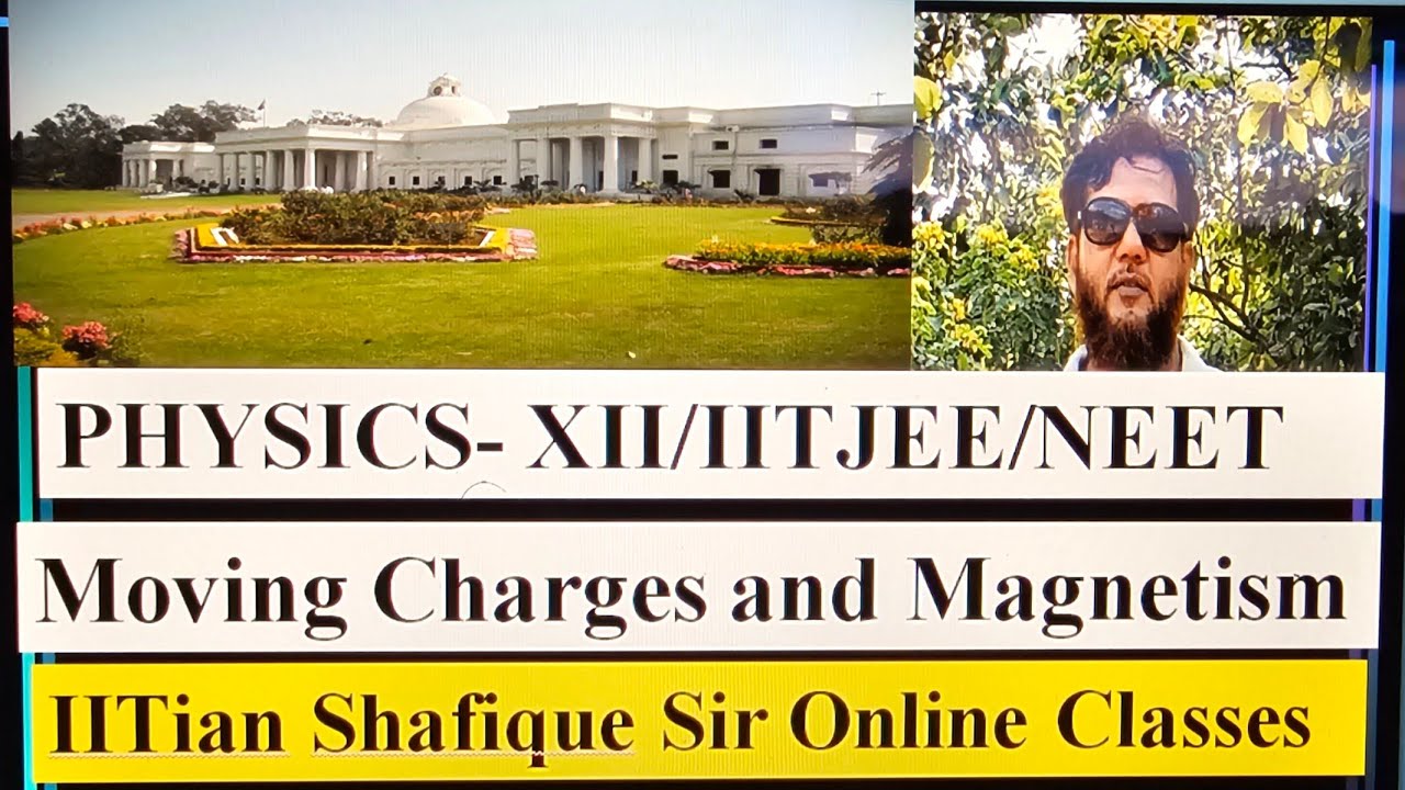 IIT JEE | NEET| CLASS 12 | PHYSICS | MOVING CHARGE AND MAGNETISM| FORCE ...