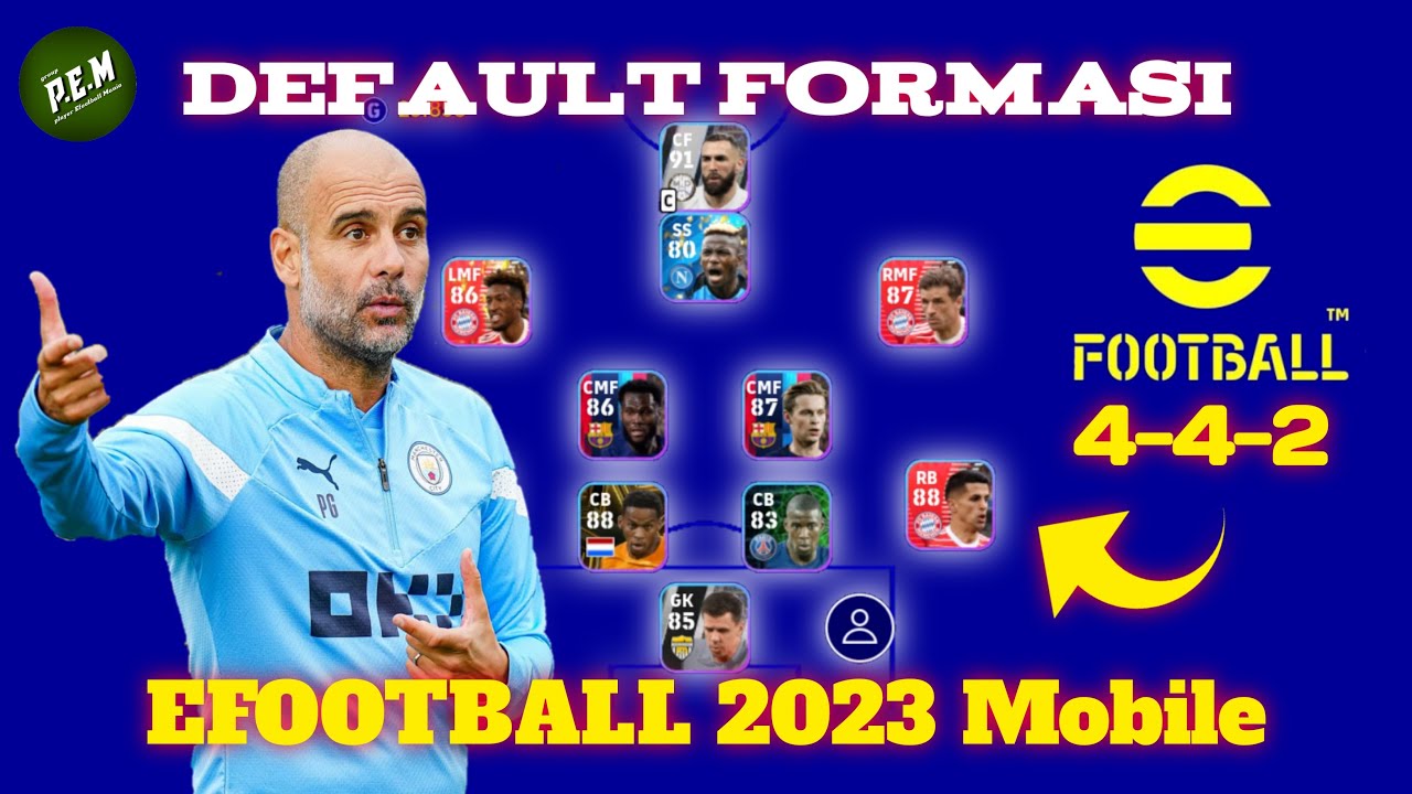 Default 23 Formasi eFootball 2023 Mobile !! Langka Formasi 4-4-2 ...