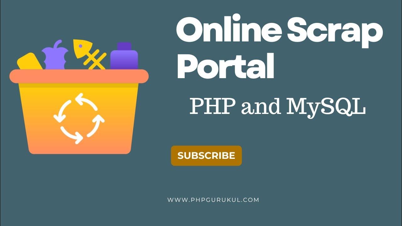 Online Scrap Portal Using PHP and MySQL | PHPGurukul - YouTube