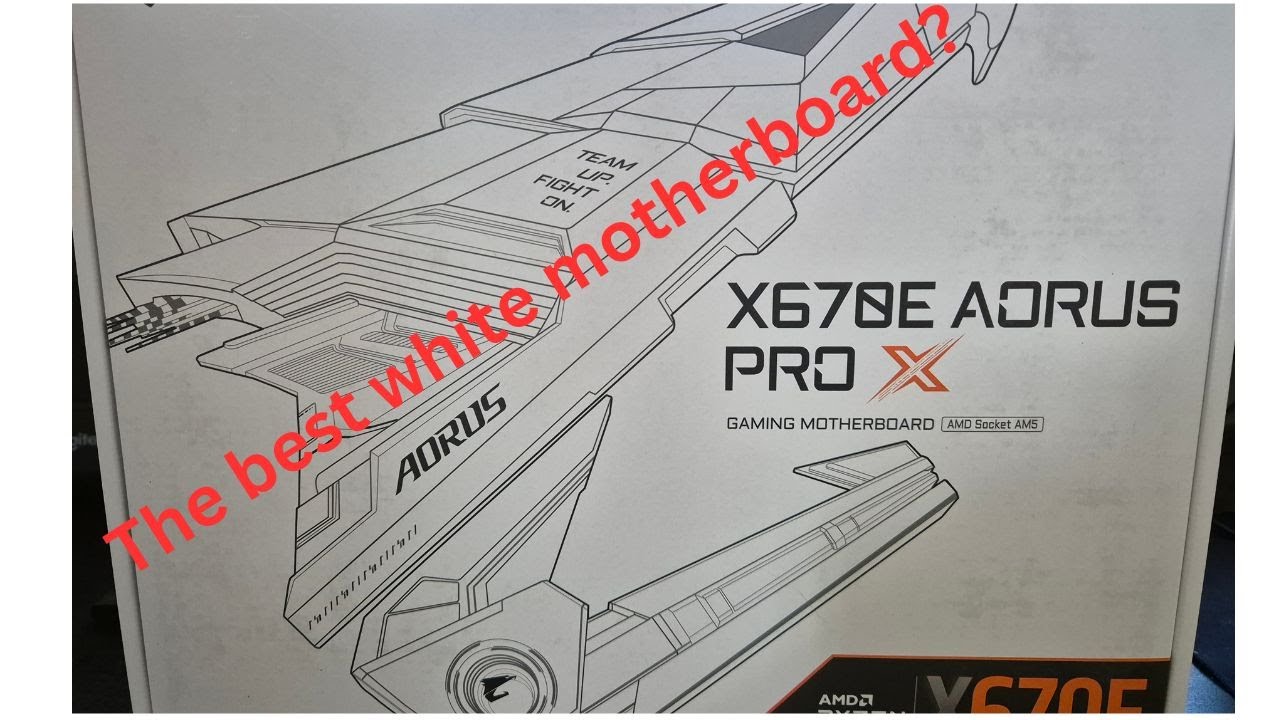 The best unboxing Video of Aorus x670e pro x in white - YouTube