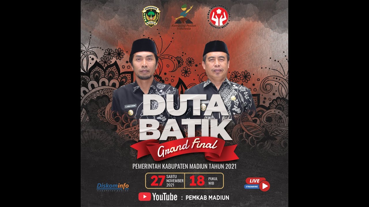 🔴 [LIVE] GRAND FINAL DUTA BATIK PEMERINTAH KABUPATEN MADIUN 2021 - YouTube