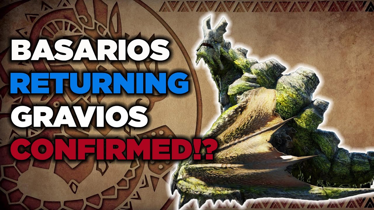 Monster Hunter Rise News! Basarios Returning! Gravios confirmed?! - YouTube