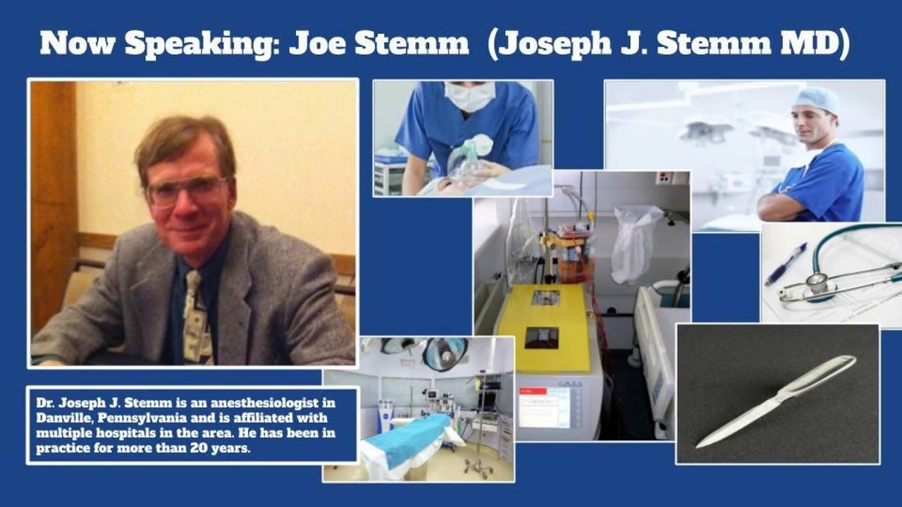 Meet Dr. Joseph Stemm, Anesthesiologist - YouTube