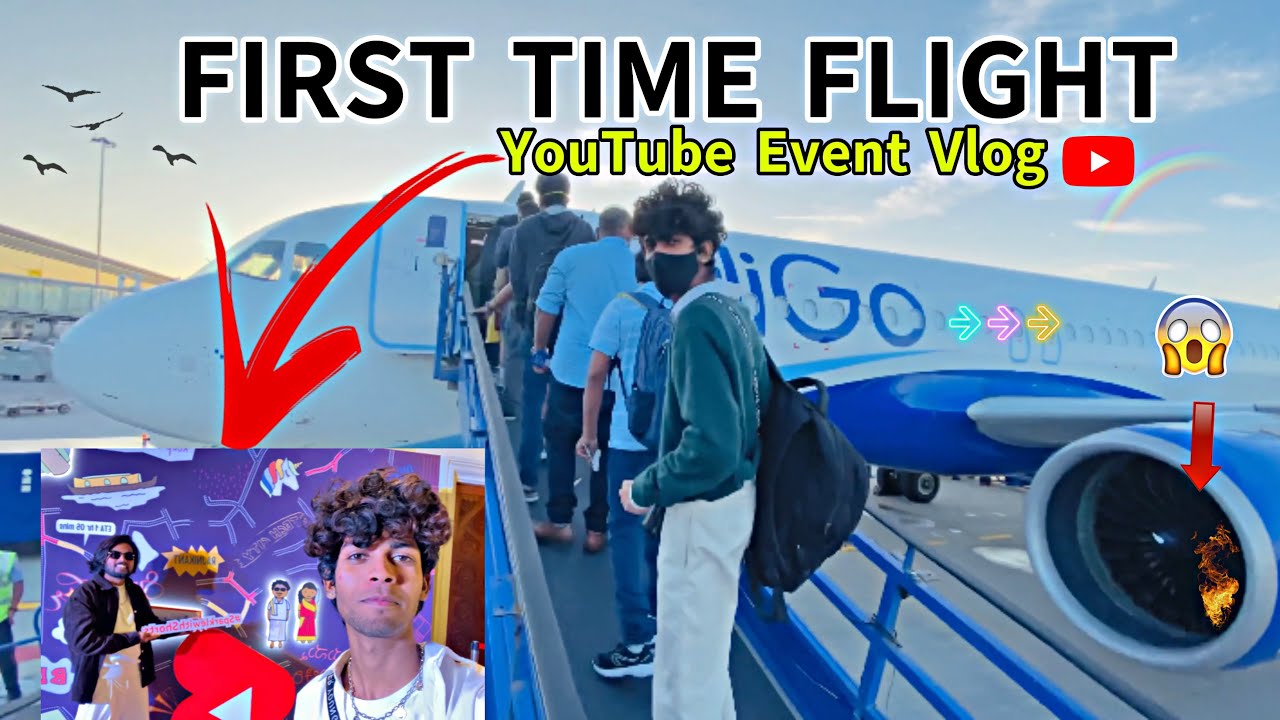 First Time Flight || Youtubeshorts Event || Charanspy || Mr. Spidy ...