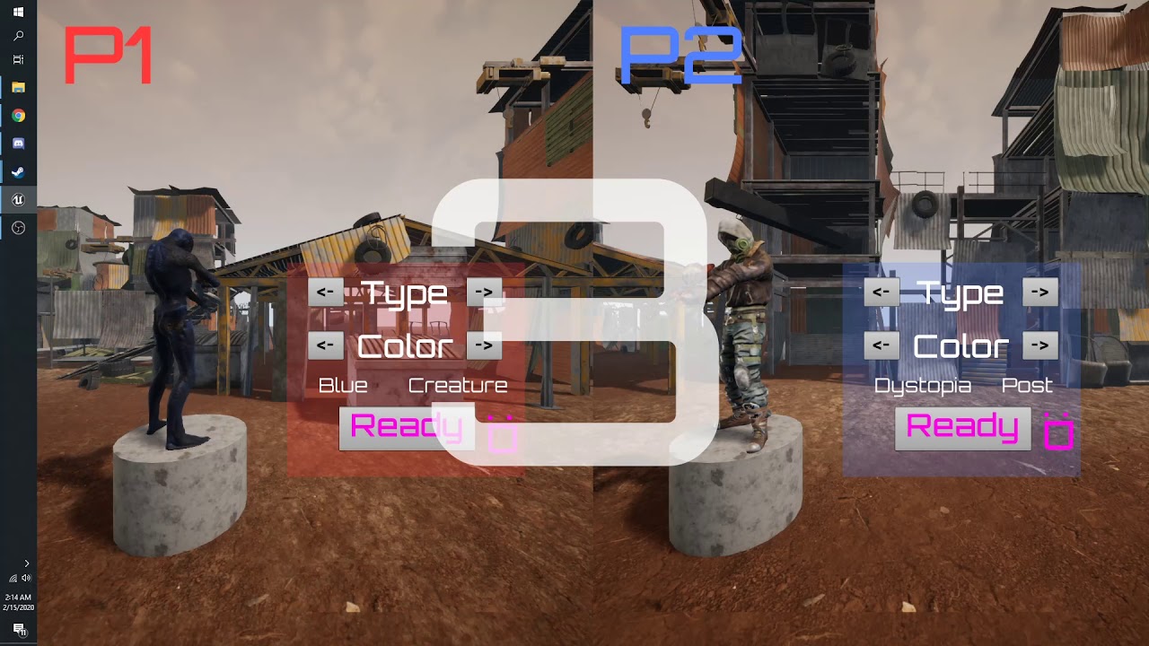 Merc - UE4 Splitscreen Game - YouTube