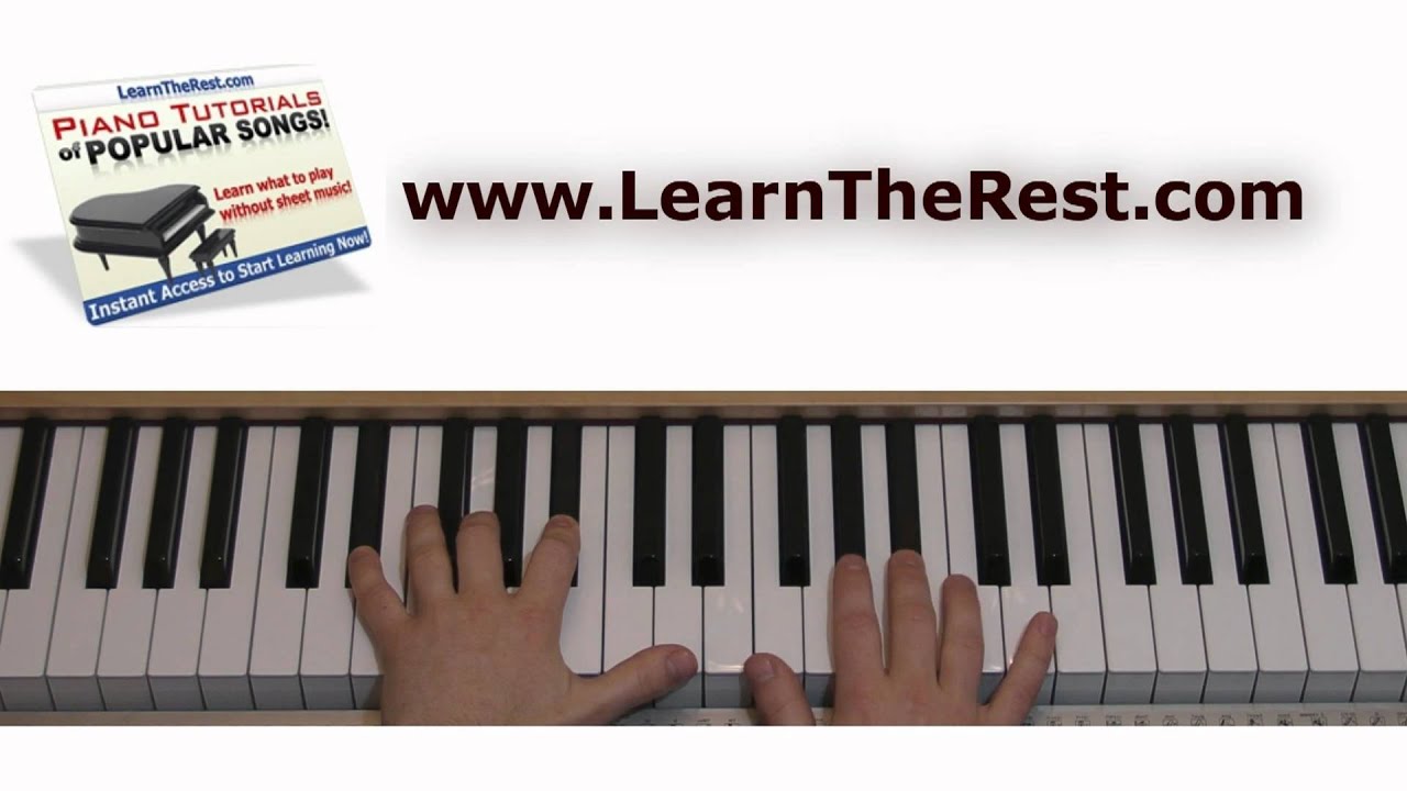 How to Play Human by The Killers on Piano - YouTube