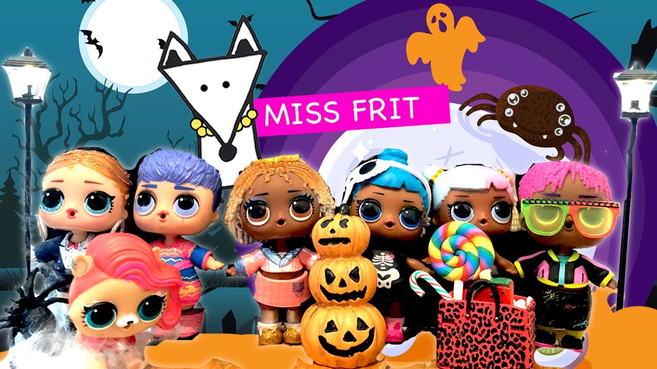 LOL Surprise Dolls Halloween: Episode 1 | Graveyard Bone Baseball Bat ...