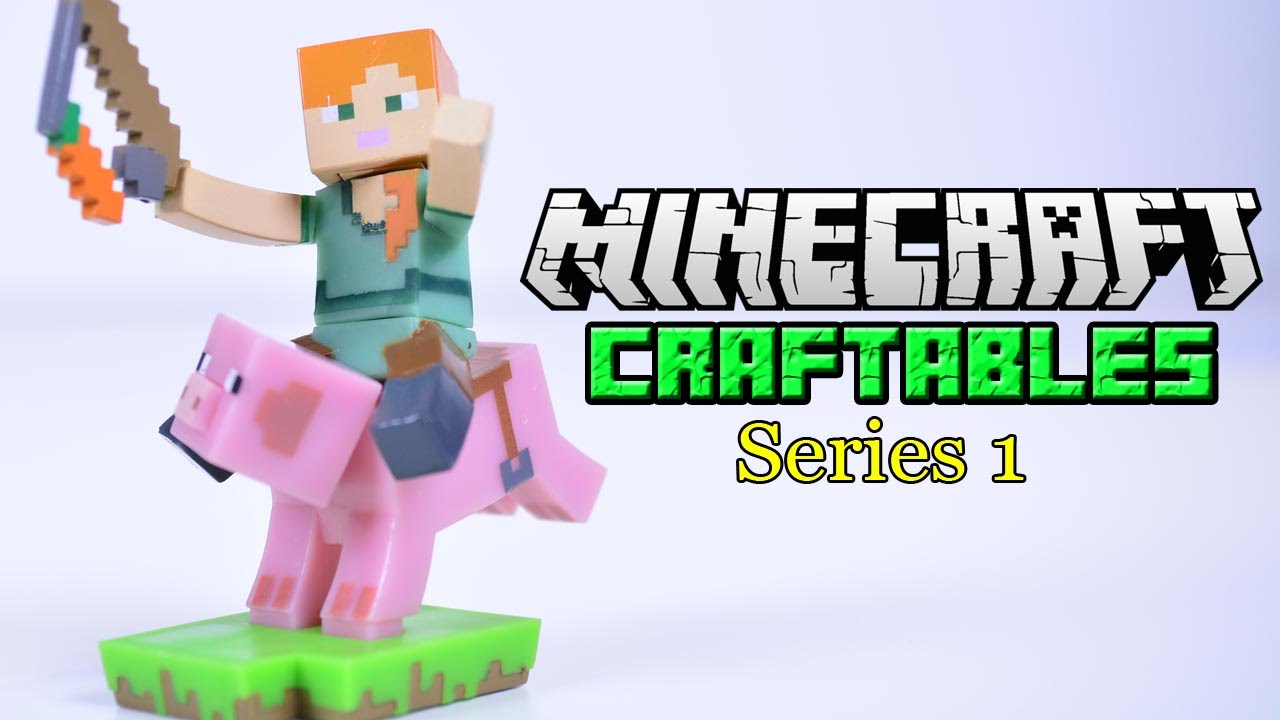 Minecraft Craftables - Series 1 [7 Blind Boxes] - YouTube