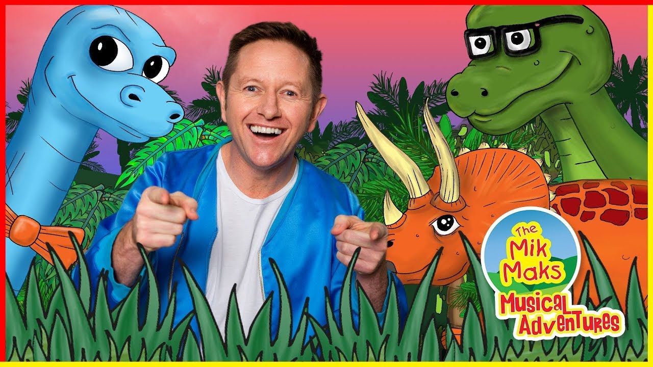 I Love Dinosaurs | A World of Jurassic Fun | Kids Songs | The Mik Maks ...