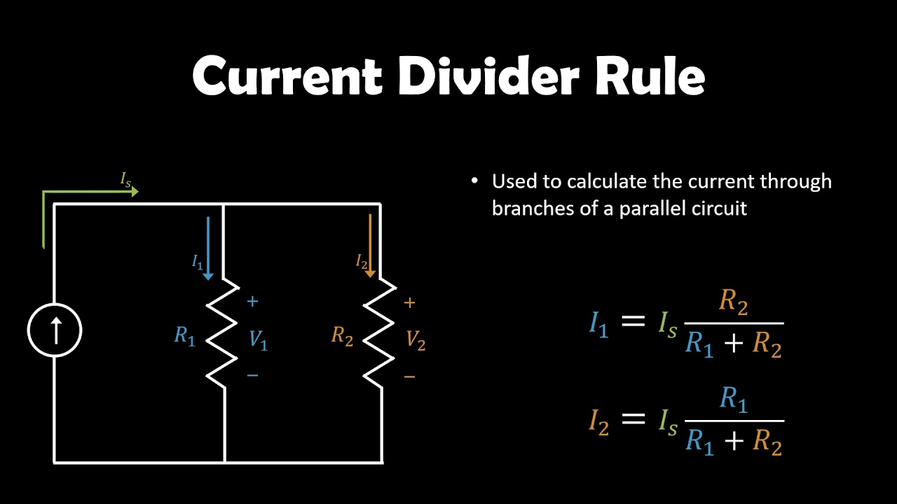 The Current Divider Rule YouTube The Current Divider Rule YouTube