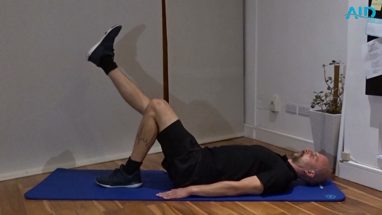 Supine Knee Extension - YouTube