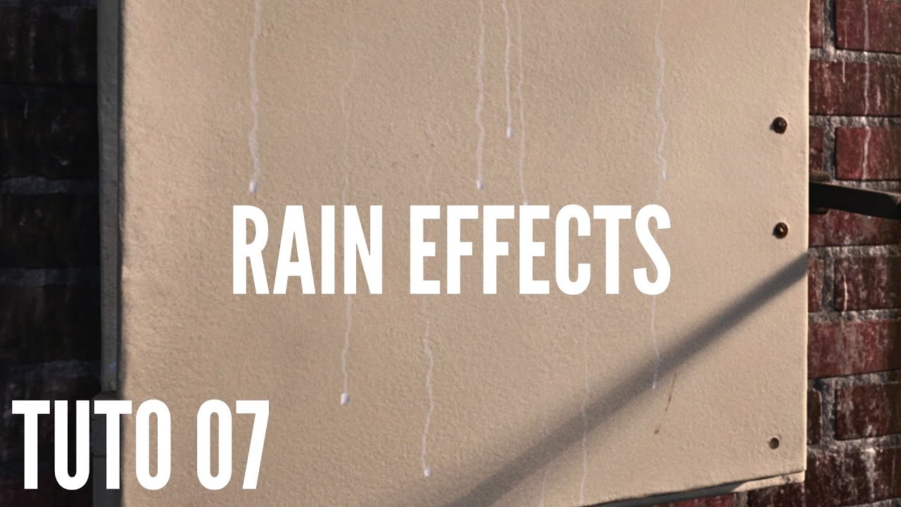 UE5 Tuto 07 Rain Effects / Advanced Master Material For Props #ue5 # ...