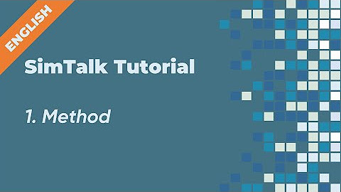 SimTalk Tutorial Course English - YouTube
