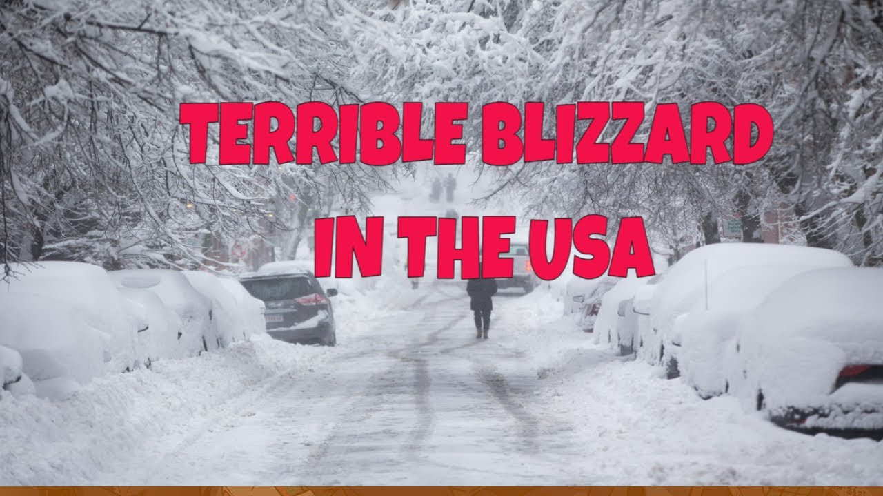 Washington State Shut Down|A Terrible Blizzard In The Usa! - YouTube