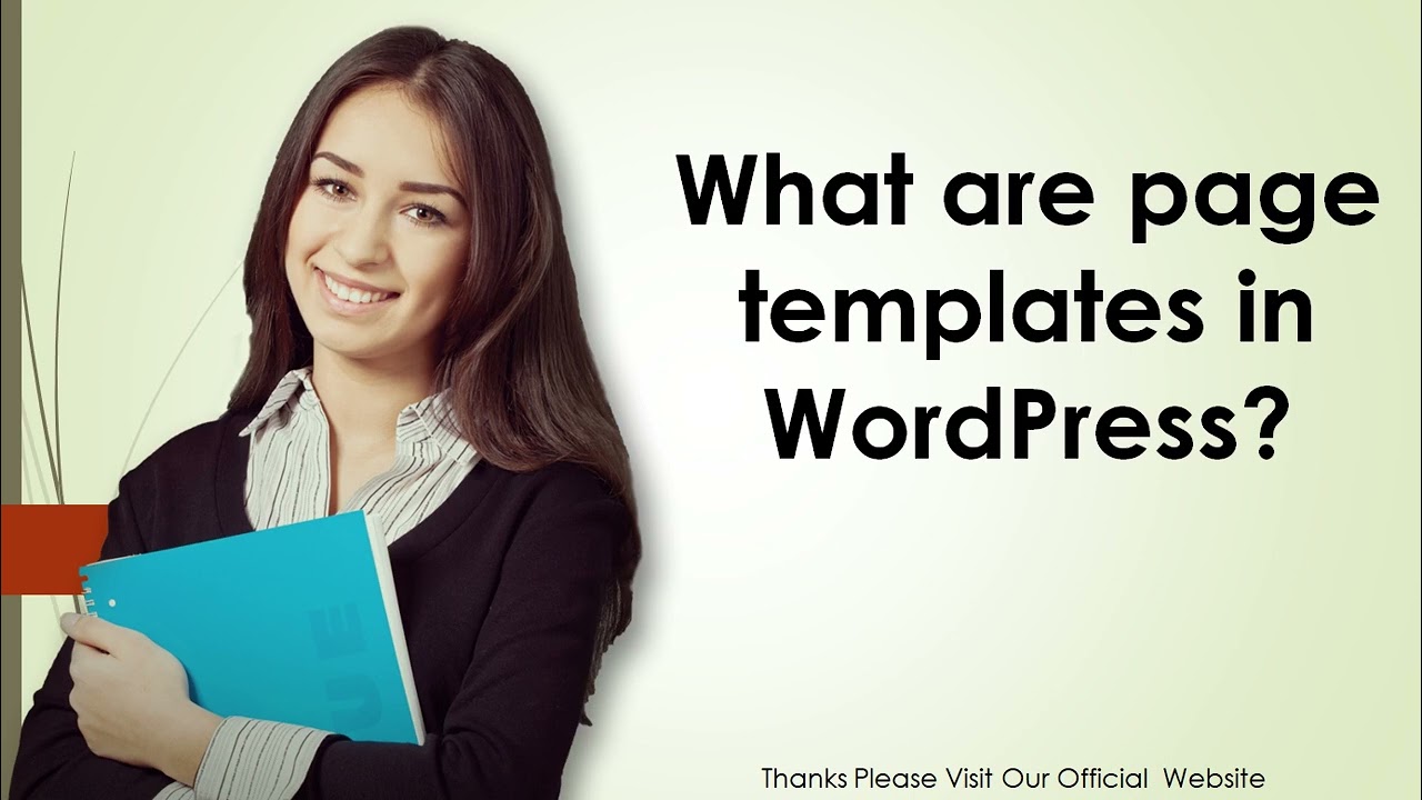 What Are Page Templates In WordPress YouTube what-are-page-templates-in-wordpress-youtube